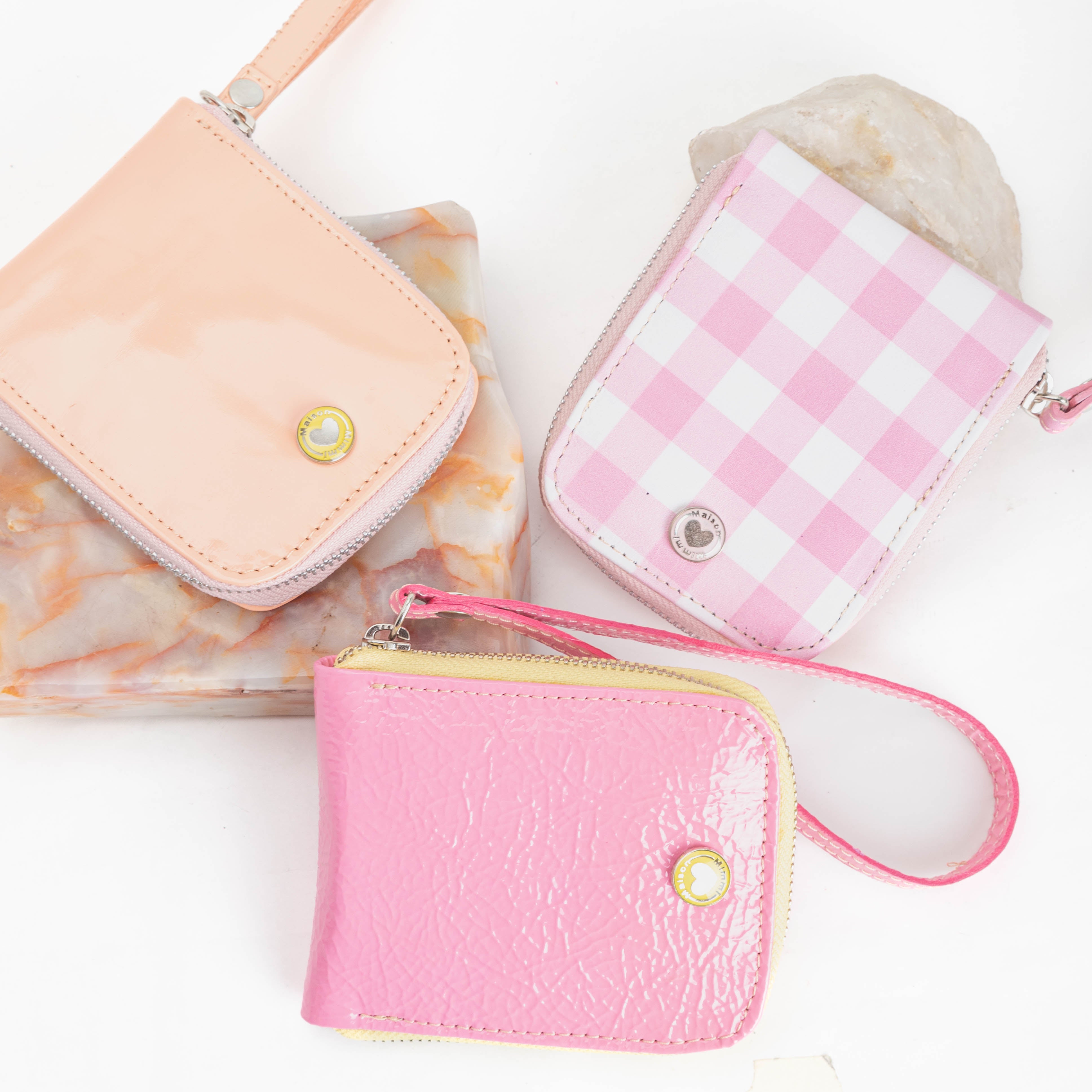 Mini Money Pouch Vichy – Maison Mimmi Argentina